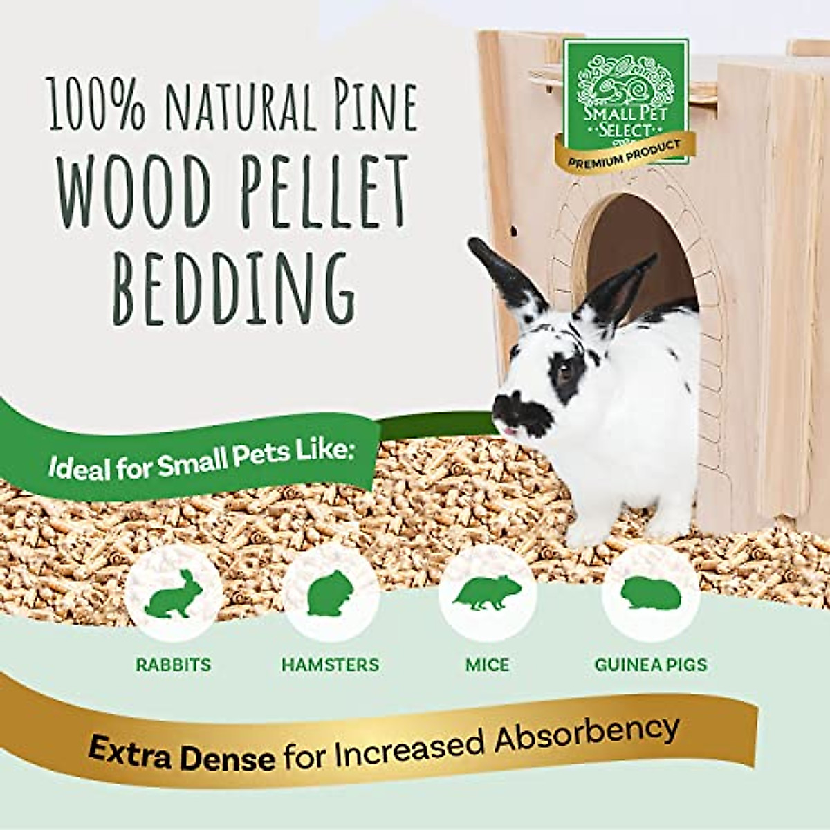 Small Pet Select All Natural Pellet Bedding, 8 lb.