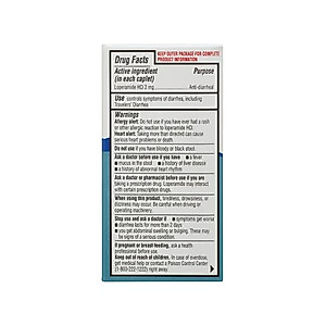 Equate Anti-Diarrheal - Loperamide - 2 mg, 24 Caplets + STS Fridge Magnet.