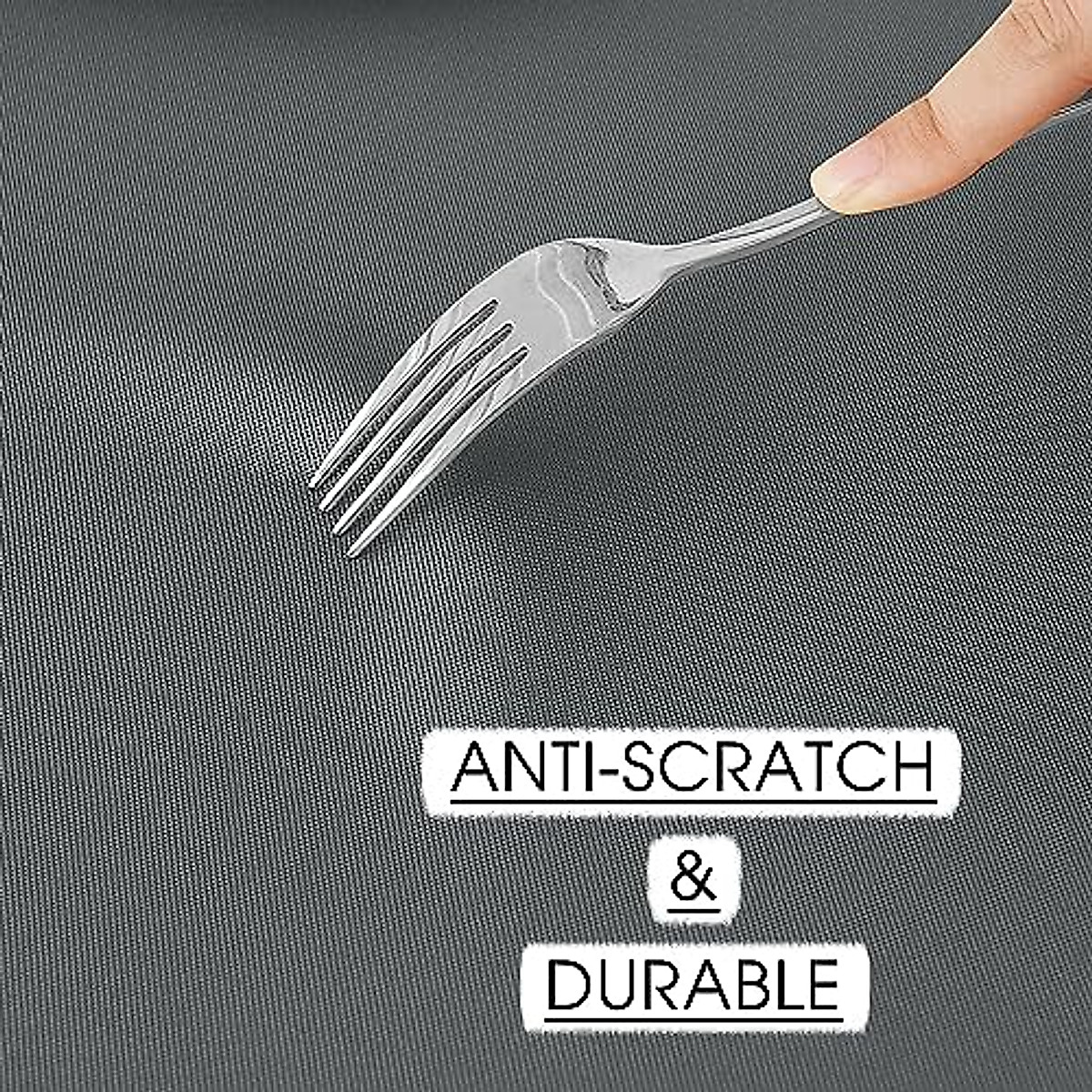 RYB HOME Waterproof Table Cloth for 6 ft Rectangle Tablecloth Scratch Resistant, Wrinkle Free and Spillproof Washable Polyester Table Cover Dining Buffet Banquet Restaurant, 60 x 84 inch, Grey