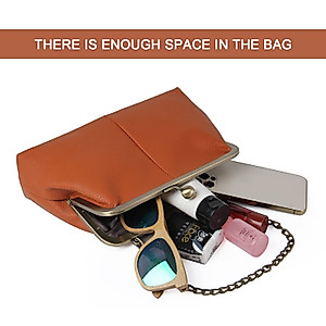 Lanpet Women Classical Kiss Lock Clutch with Chain Strap Shoulder Bag Purse Wallet