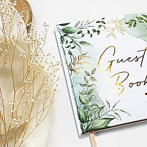 LEMON SHERBET® Wedding Guest Book With Gold Pen - Guest Book Wedding Reception - Baby Shower Guest Book - Polaroid Guest Book For Wedding - Wedding Guestbook - Wedding Sign In Book