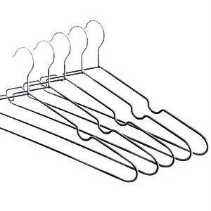 GXLQIJU Clothing Hangers Non-Slip Durable Metal Hanger with Rubber Coating Space-Saving Slim Standard Clothes Hangers for Shirt Skirt Coat (Grey, 30)