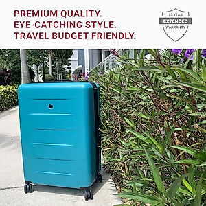 SwissGear 8020 Eclipse Hardside Expandable Luggage with Spinner Wheels, Ultimate Grey, Carry-On 18-Inch