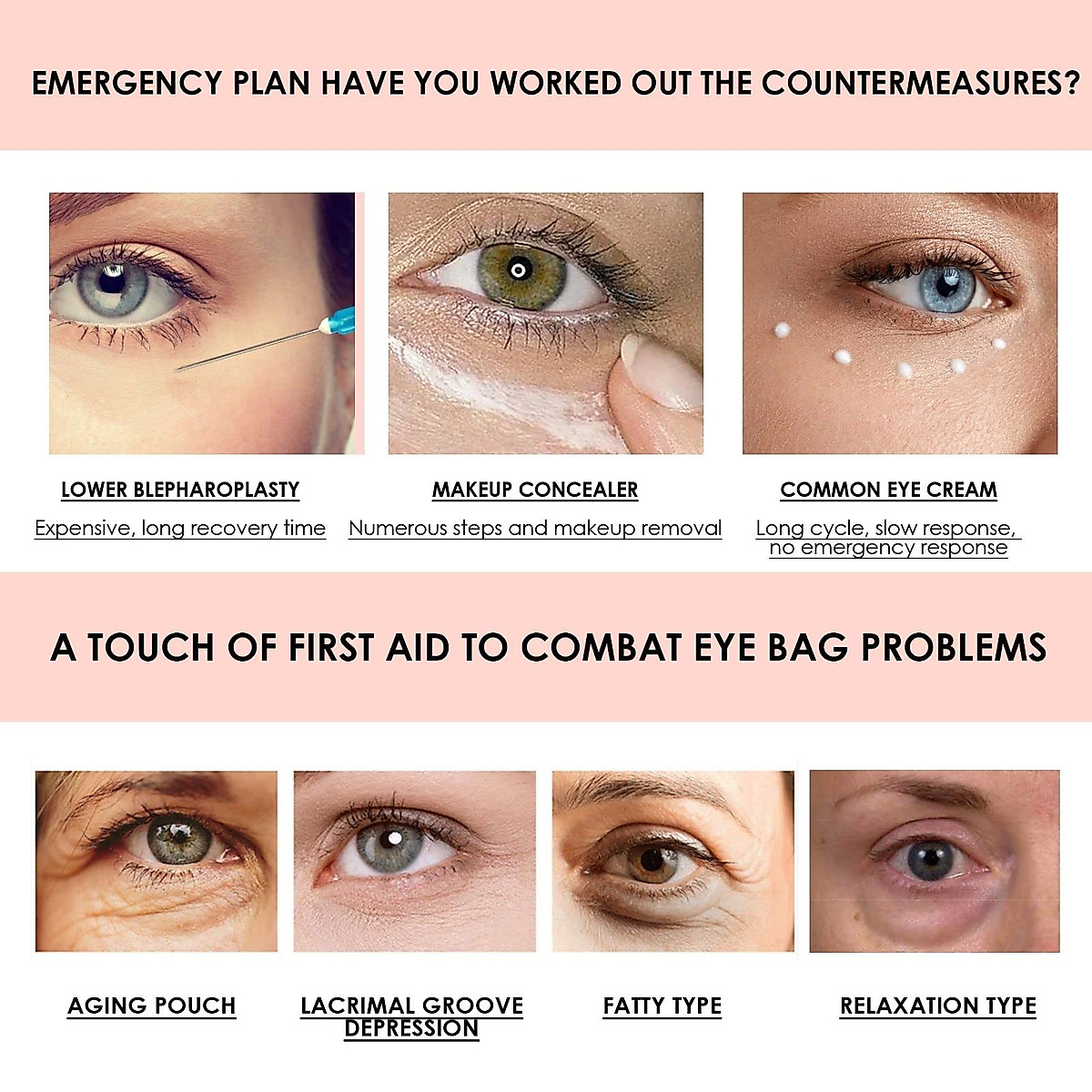 2 PCS Verfons Firming Eye Cream,Verfons Snake Venom Firming Eye Cream, Verfons Temporary Firming Eye Cream, Fades Fine Lines and Wrinkles