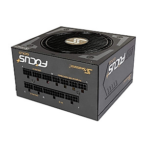 Seasonic FOCUS GX-650 - 650W - 80+ Gold - Full-Modular - ATX Form Factor - Low Noise - Premium Japanese Capacitor - 10 Year Warranty - Nvidia RTX 30/40 Super & AMD GPU Compatible (Ref. SSR-650FX)