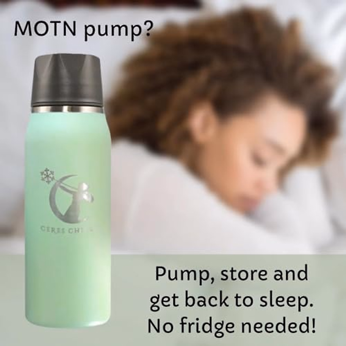 Breastmilk Chiller Reusable Storage Container by CERES CHILL | Keeps Milk Safe for up to 20 Hours | Connects w/Major Pumps (1 Chiller, Set Sail! Navy)