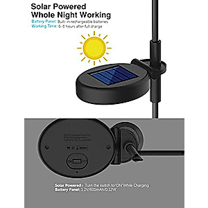 Aiscool Solar Lights Outdoor Butterfly Lights Garden Decorative Solar Stake Lights with Butterflies Decor Powered Waterproof for Garden Yard Pathway 2 Pack