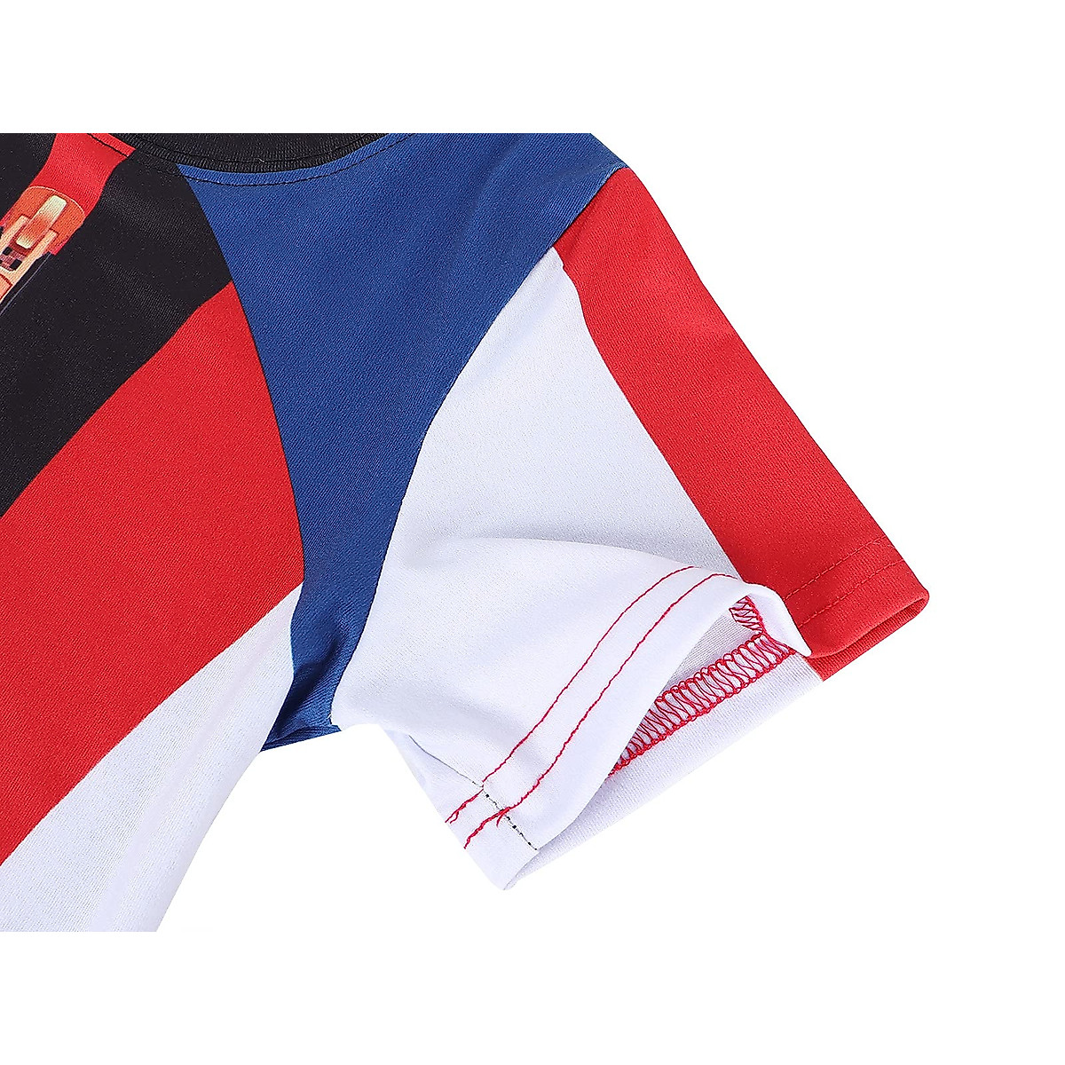 HenzWorld Descendants Evie Costume Kids Halloween Cosplay Birthday Gift Pretend Play Dress up Fancy Party Clothes Pants Set Wig Red,7-8 Years