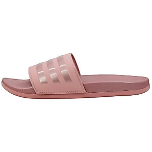 adidas Women's Adilette Comfort Slides Sandal, Wonder Mauve/Maeamt/Maeamt, 10
