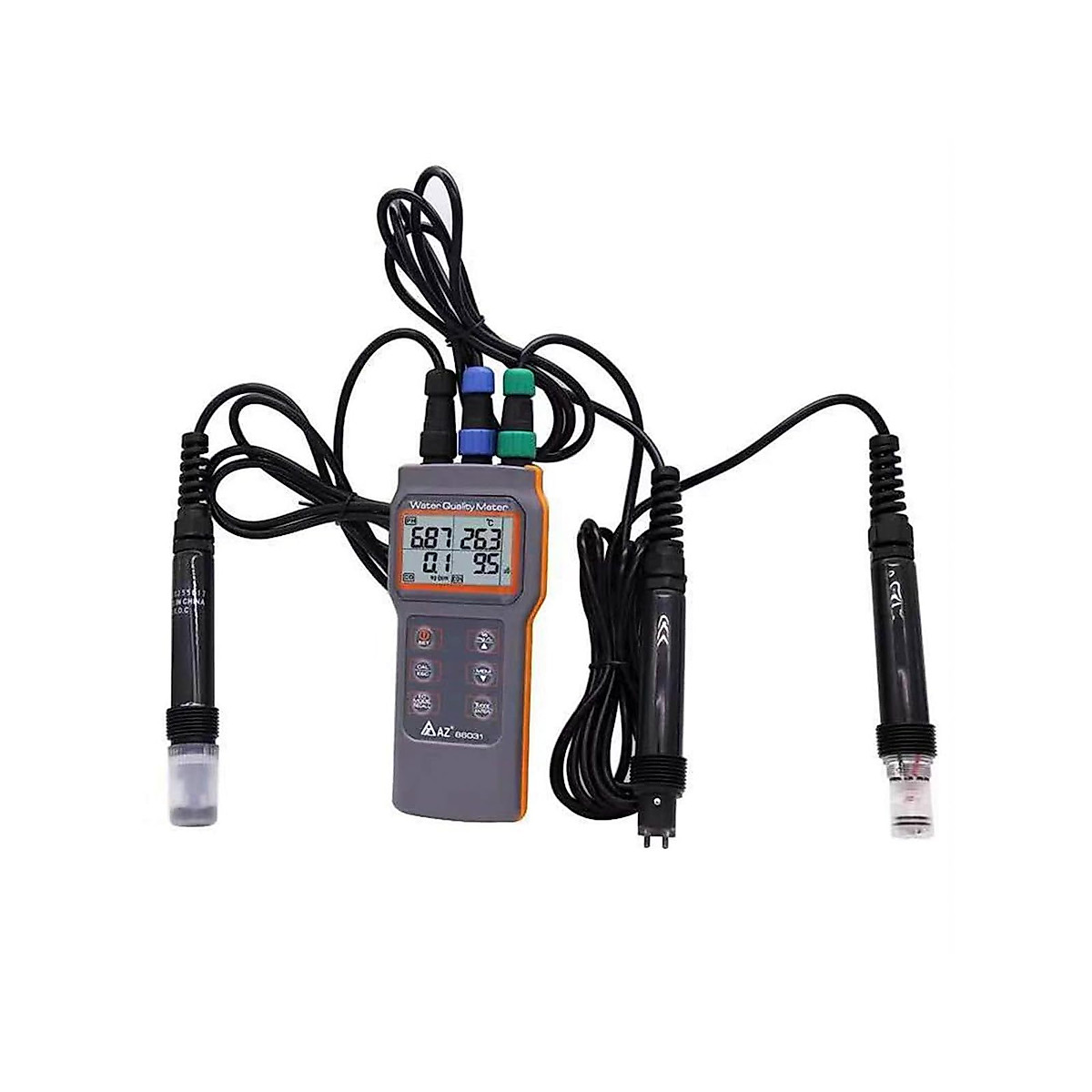 AZ-86031 5 in 1 Water Quality Meter Dissolved Oxygen Tester PH Meter PH Conductivity Salinity Temperature Meter AZ86031