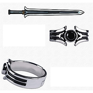 Anime Kirito Cosplay Kirigaya Kazuto SAO Ring Adjustable Props New US Size #7 8 9 Gifts