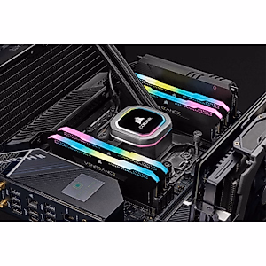 Corsair Vengeance RGB PRO SL 16GB (2x8GB) DDR4 3600MHz C16 Optimized for AMD Ryzen Desktop Memory (10 Ultra-Bright RGB LEDs, Custom Performance PCB, Tight Response Times, Intel XMP 2.0) Black