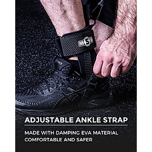 INNSTAR Vertical Jump Trainer Leg Strength Resistance Bands Set for Basketball Triple Jump Football Volleyball Training (120LB-XL)