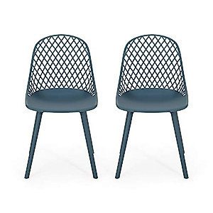 Christopher Knight Home Delora Outdoor Dining Chair (Set of 2), Green