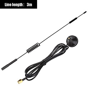 Zopsc SMA Male Antenna 10dBi High Gain Antenna 433MHz 31cm Magnetic Suction Cup Antenna, for Module