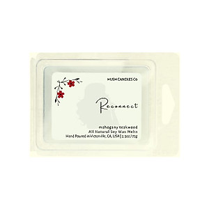 MAHOGANY & TEAKWOOD SOY WAX MELTS, Highly Scented All Natural Soy Wax Melts, Handmade in the USA By Hush Candles | 2.5oz