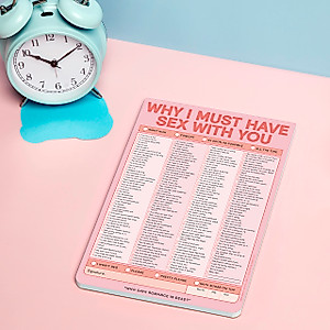 Knock Knock Why I Must Have Sex With You Checklist Pad (Second Edition)