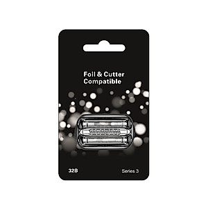 32B Replacement Shaver Part Accessories Razor for Braun 32b Replacement foil and Cutter, Series 3 32B 350CC, Series 3 32b Replacement Parts, foil Head Shaver