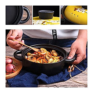 Cooking Tagine Pot, 20Cm Tagine Pot Cookware Casserole Pots with Lids Simple Cooking Tagine Lead Free Different Cooking Styles 1.5L
