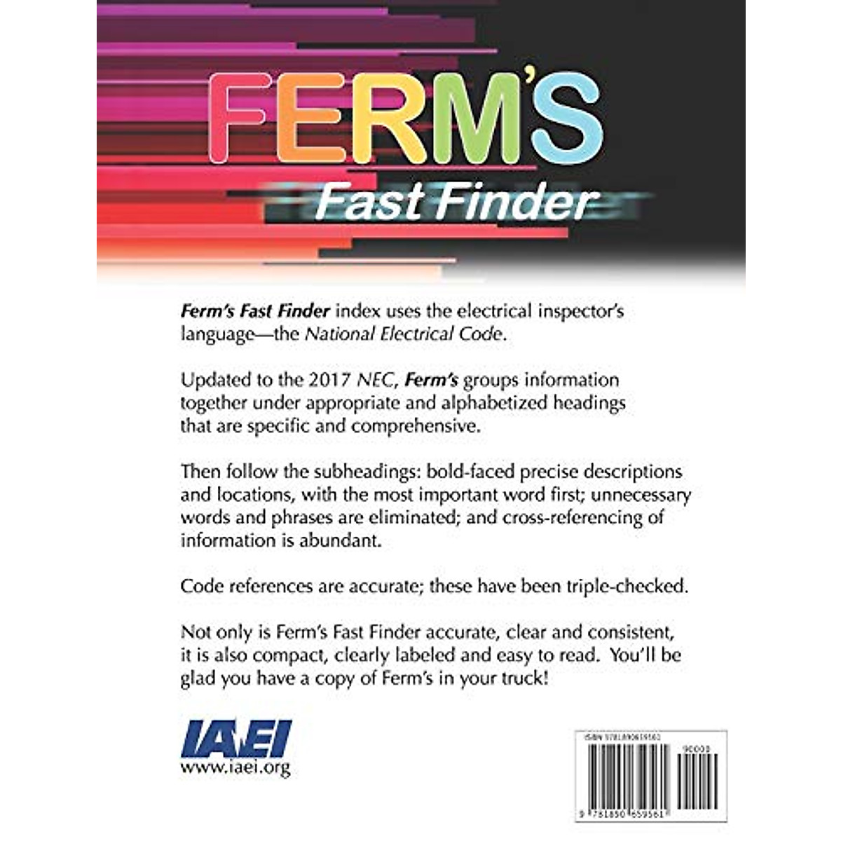 Ferm's Fast Finder Index 2017: Updated to the 2017 NEC