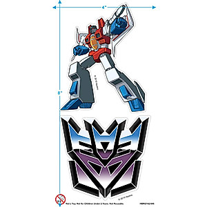 Popfunk Transformers Starscream T-Shirt & Stickers (Large)
