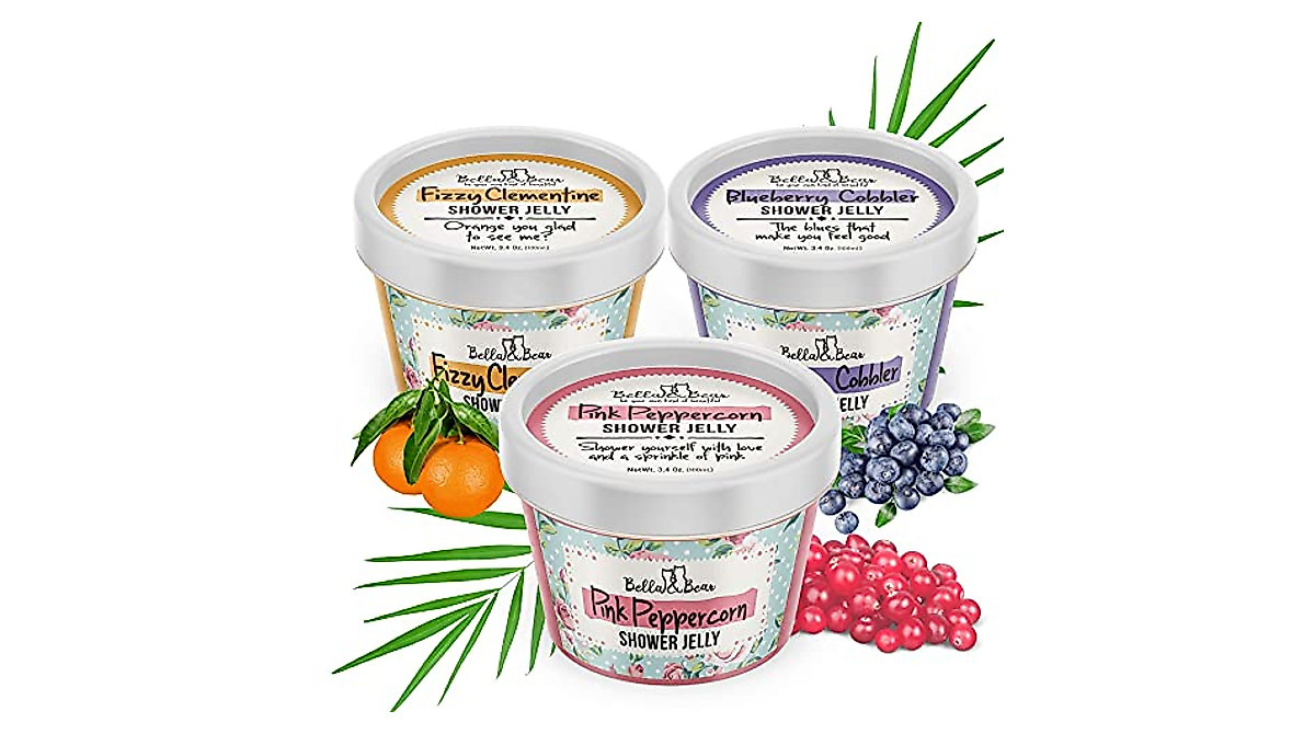 Bella & Bear Tutti Frutti Shower Jellies - Fun & Eco-Friendly Gifts