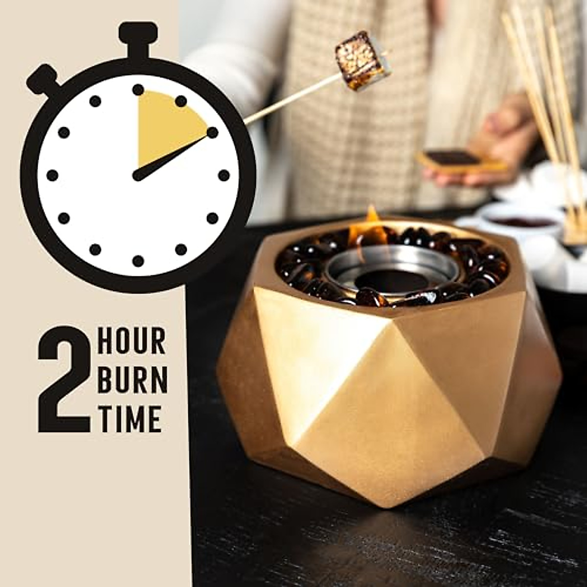 Indoor Tabletop Fire Pit Bowl Mini Fire Pit for Table Top Fire Pits Indoor Firepit Tabletop Smores Small Fire Pit for Patio Table Fireplace Counter Top Fire Pit Fire Bowls for Pool Outside Balcony