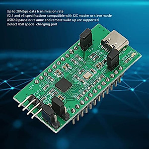 USB Download Module, Wide Compatibility 28Mbps Transmission USB 2.0 Chip Development Modules Multifunctional for Data Acquisition