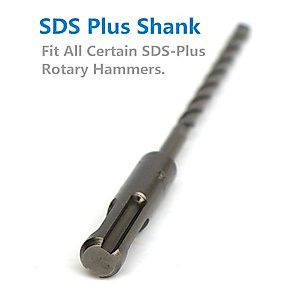 25PCS, 7/16" x 6", SDS Plus Drill Bits, Rotary Drill Bit, Masonry Drill bit Set, SDS+ Hammer Bits