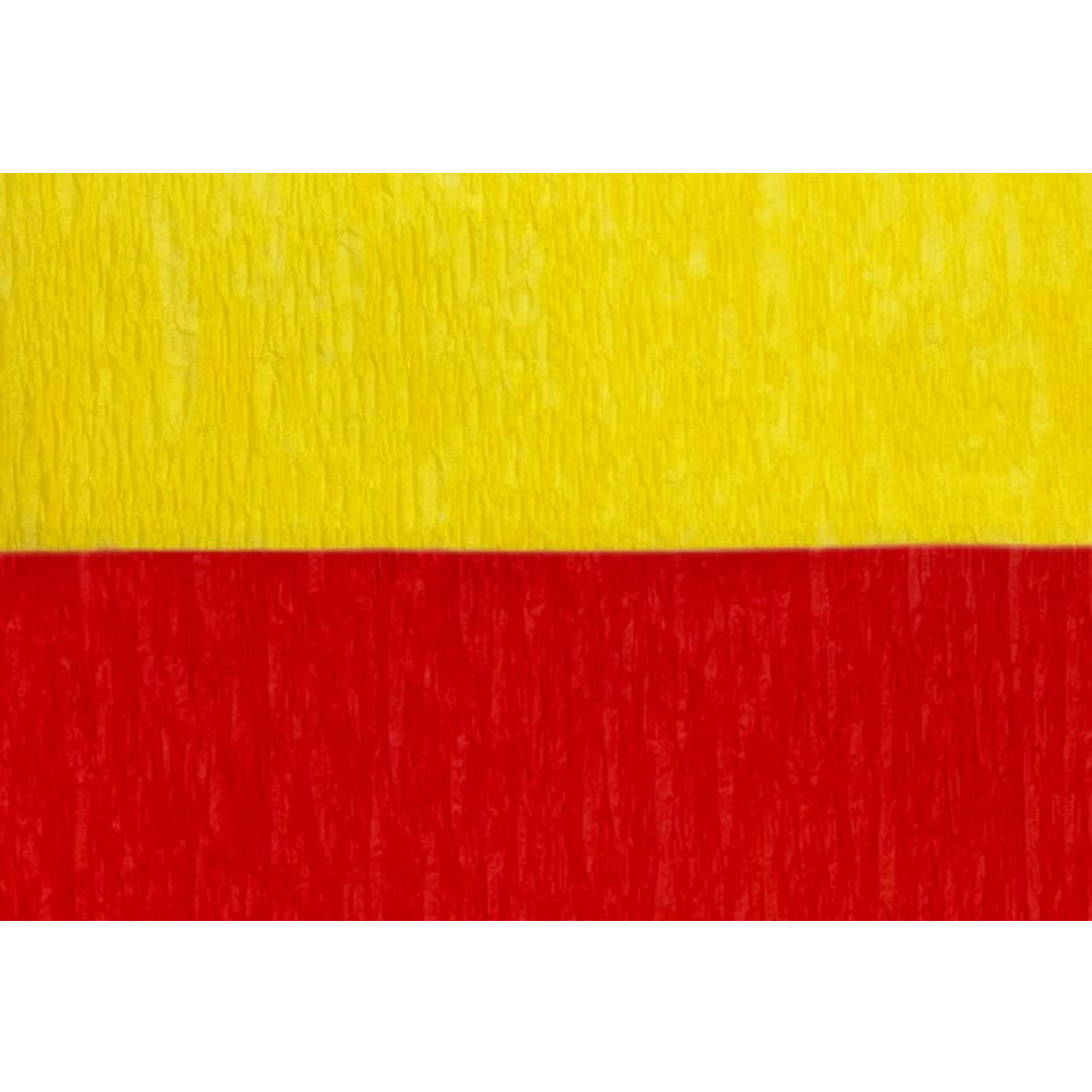 Red and Gold Yellow Crepe Paper Streamers (2 Rolls Each Color) USA-Made