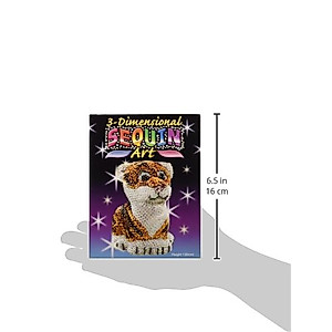 Sequin Art 3D Tiger Sparkling Arts & Crafts Picture Kit