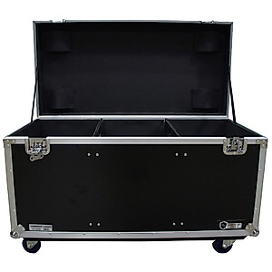 Harmony Audio HCUT4422W Pro Audio DJ Touring 44x22x22 Utility Road Trunk Case Wheels