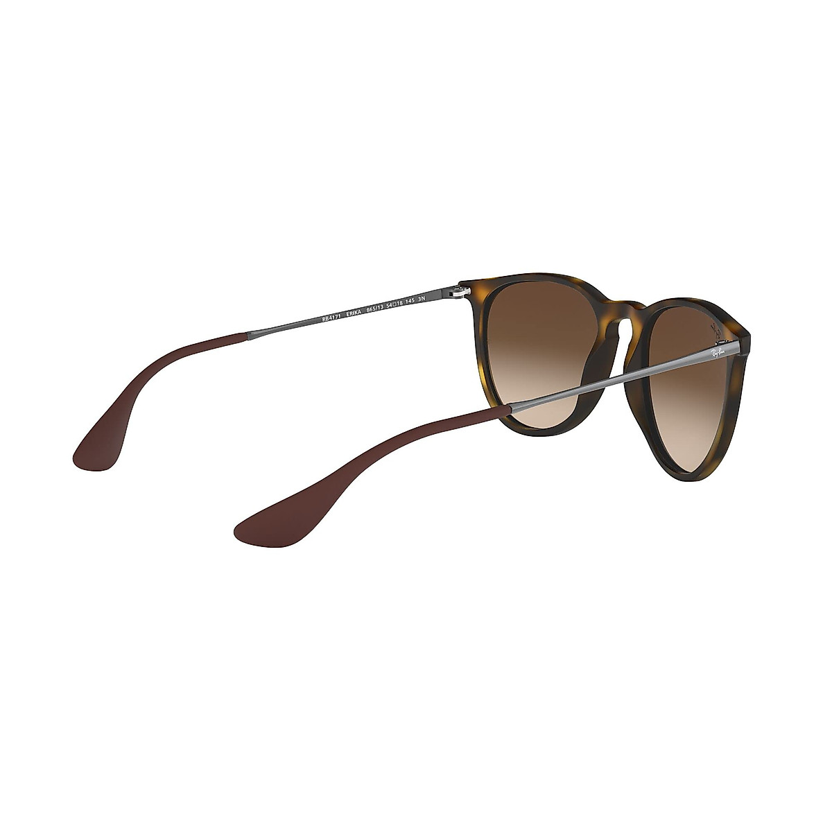Ray-Ban Erika RB 4171 Sunglasses Rubberized Havana / Brown Gradient