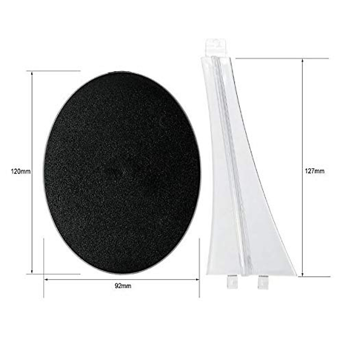 Lot of 3 Flying Stems and Large Oval Bases 120mm x 92mm Used for Warhammer 40k & AoS Games Stormraven