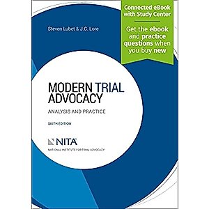 Modern Trial Advocacy: Analysis and Practice [Connected eBook with Study Center] (NITA)