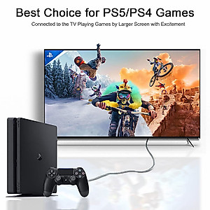 HDMI Cable 4K 60HZ 15 foot, High Speed 18 Gbps HDMI 2.0 Cable, HDR, HDCP 2.2/1.4, 3D, 2160P,1080P 28AWG HDMI Cord for UHD Samsung TV, Monitor, PS4/3, Xbox One