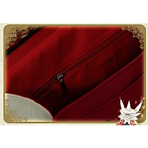 GK-O Anime Cosplay Magic Book Canvas PU Shoulder Bag Cross Body Bags Unisex Backpack (PU leather)