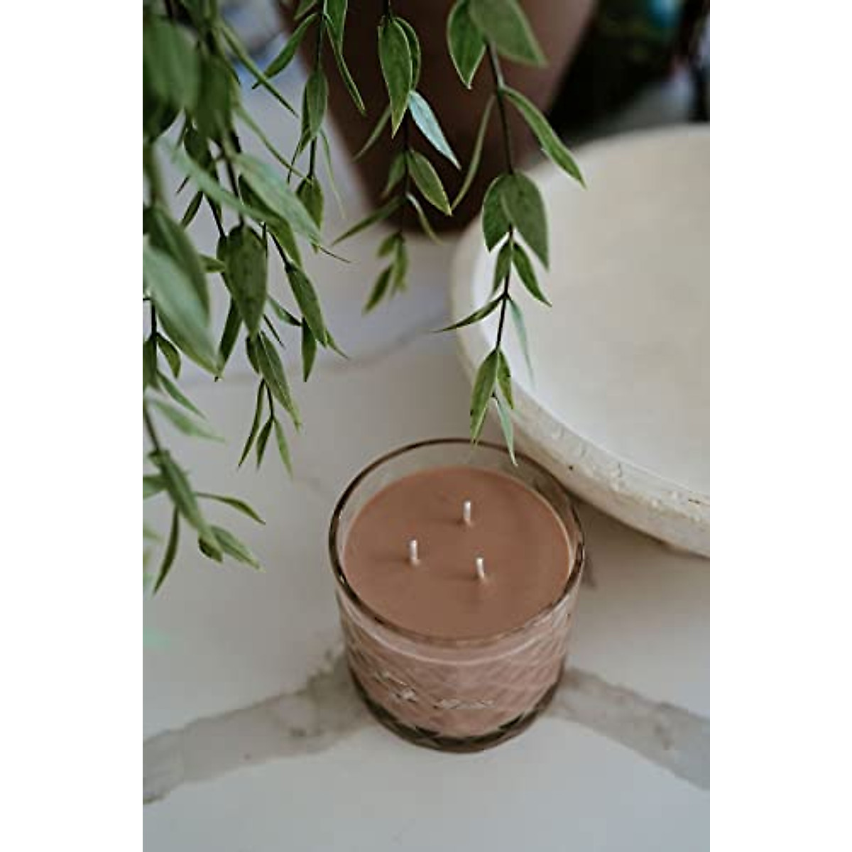 Gold Canyon™ - Gingerbread Cake Scented Candle, Three-Wick, Heritage Diamond-Cut Glass Jar, New & Improved Look 2022