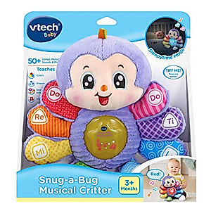 VTech Snug-a-Bug Musical Critter, Multicolor