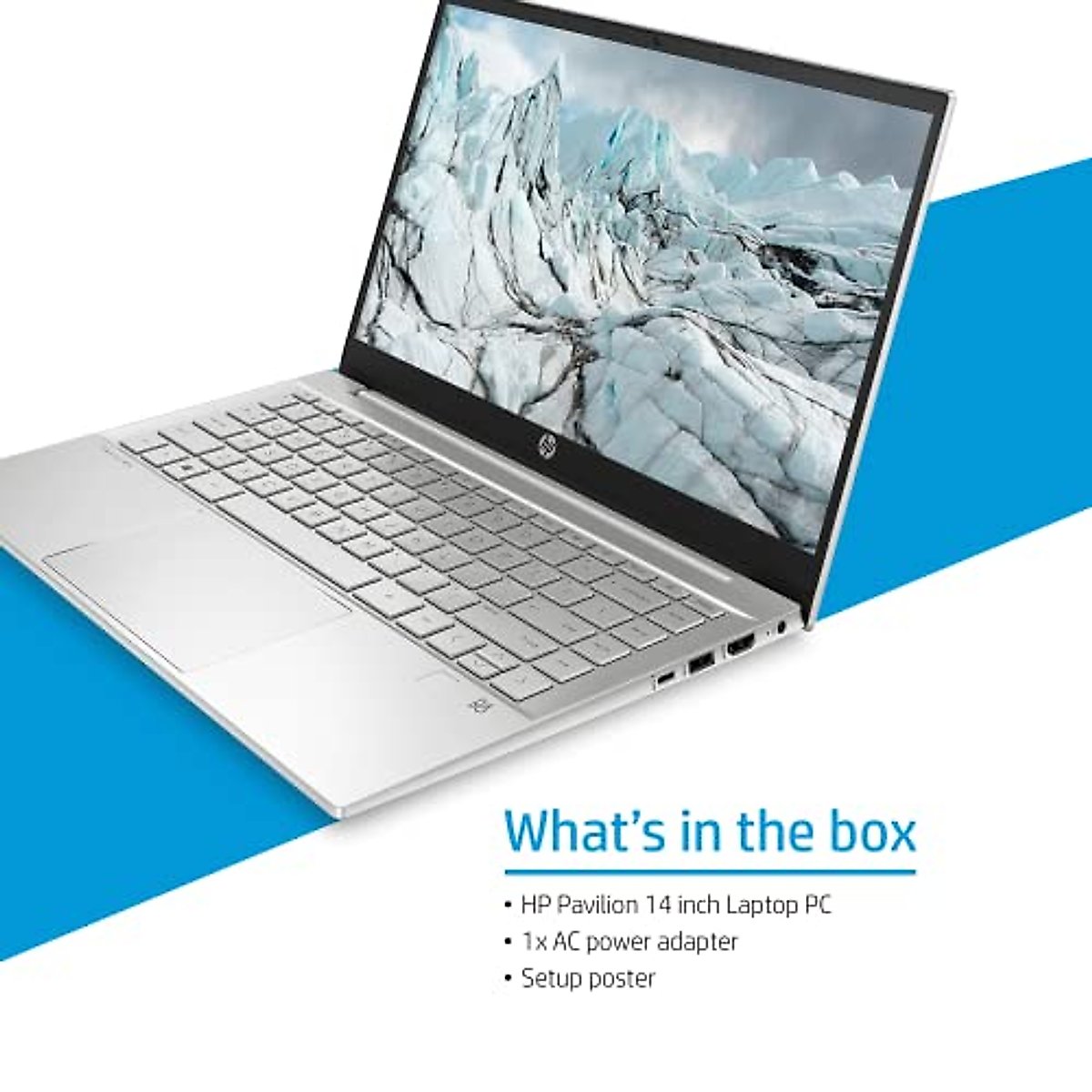 HP 2023 14" FHD IPS Screen Laptop PC AMD 8-Core Ryzen 7 5825U 32GB DDR4 RAM 1TB NVMe SSD AMD Radeon Graphics Webcam HDMI2.1 WiFi AX Backlit Keyboard Fingerprint USB-C w/DP Windows 11 Pro w/ RE USB
