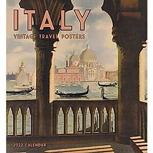 Italy: Vintage Travel Posters 2023 Wall Calendar