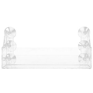 Yardwe Fridge Organizer 1pc Acrylic Display Risers Acrylic Storage Box Beverage Shelf Frige Rack Refrigerator Rack Suction Cup Display Stand Bracket Storage Rack Suction Rack