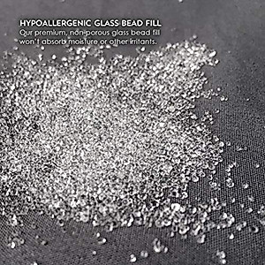 PureCare Zensory 20 lb. Weighted Blanket, Hypoallergenic Glass Beads & Mini Pocket Construction, 48" X 72" (PCZWB20)