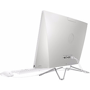 HP 2024 24'' FHD IPS Touchscreen All-in-One Desktop PC Intel 10-Core i5-1235U Iris Xe Graphics 32GB DDR4 1TB NVMe SSD WiFi AX BT RJ45 HDMI Webcam Speaker Wireless KB Mouse Windows 11 w/RE USB