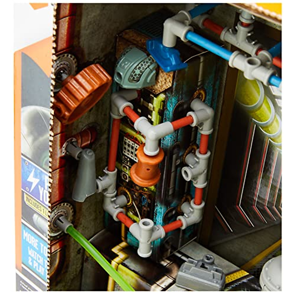 HEXBUG JUNKBOTS Small Factory Habitat Sector 44 Research Lab, Surprise Toy Playset, Build and LOL with Boys and Girls, Toys for Kids, 200+ Pieces of Action Construction Figures, for Ages 5 and Up