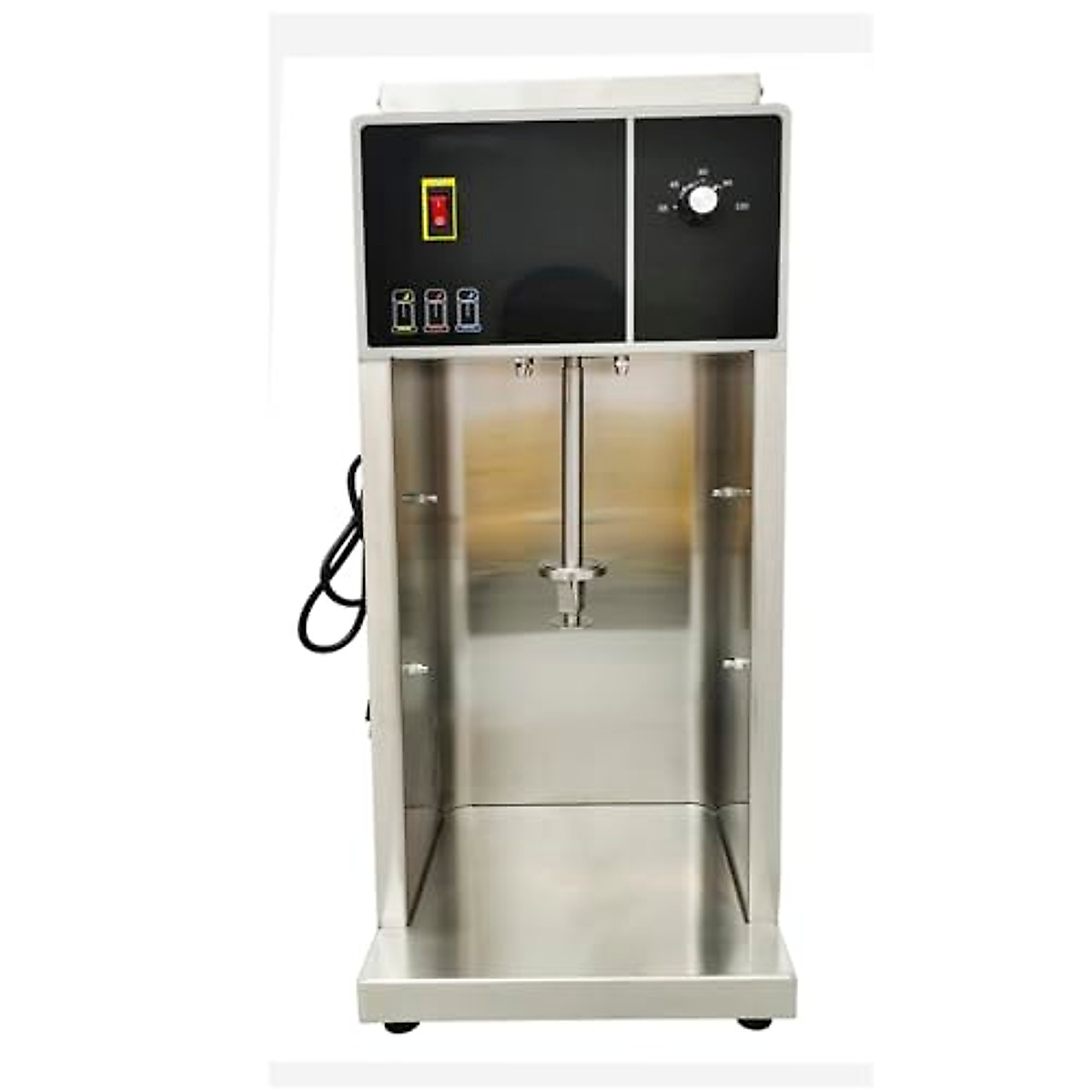 PreAsion 110V Ice Cream Blender Maker Mixer Stir Machine Auto Swirl Ice Cream Shaker Blender Mixer Soft Ice Cream Blender Yogurt Blending Mixer Machine 3400r/min,3 Hand Cups