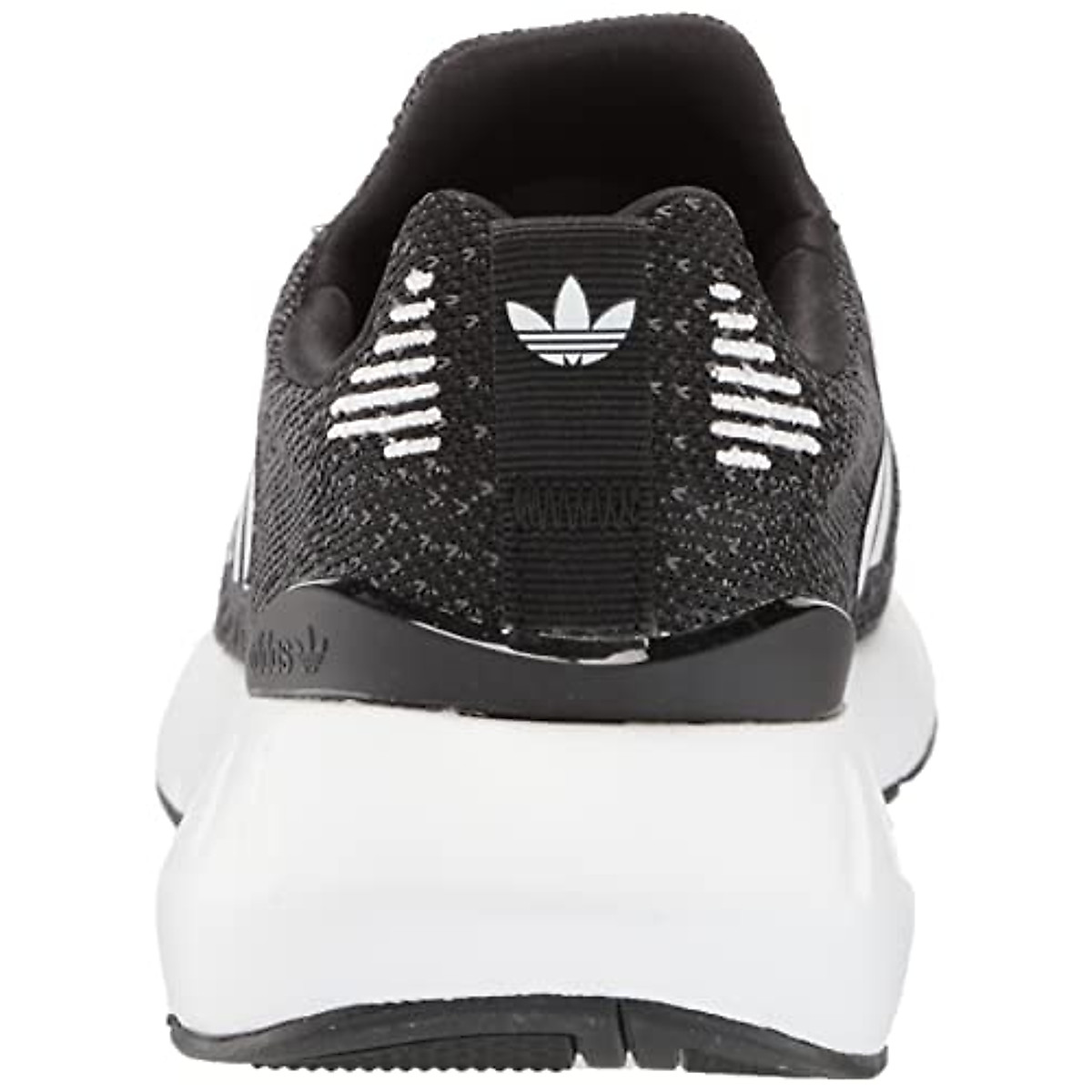adidas Women's Swift Run 22 Sneaker, Black/White/Grey, 8