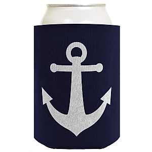 Beer Coolie Nautical Gift Bundle Captain Sailing Boat 6 Pack Can Coolie Drink Coolers Coolies Multi