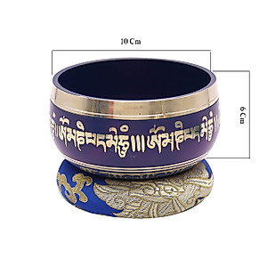 Seven Chakra Tibetan singing bowls set, choose your favorite chakra bowl, improve your chakra meditation practice (The 3rd Eye Chakra)