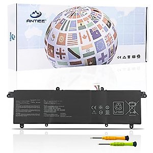 ANTIEE C31N1821 Laptop Battery for Asus ZenBook S13 UX392FA UX392FN i7-8565U UX392FA-AB030T UX392FA-AB004T UX392FA-AB021T UX392FA-AB008T UX392FA-AB017T UX392FN-AB006T UX392FN-AB009T UX392FA-AB015T